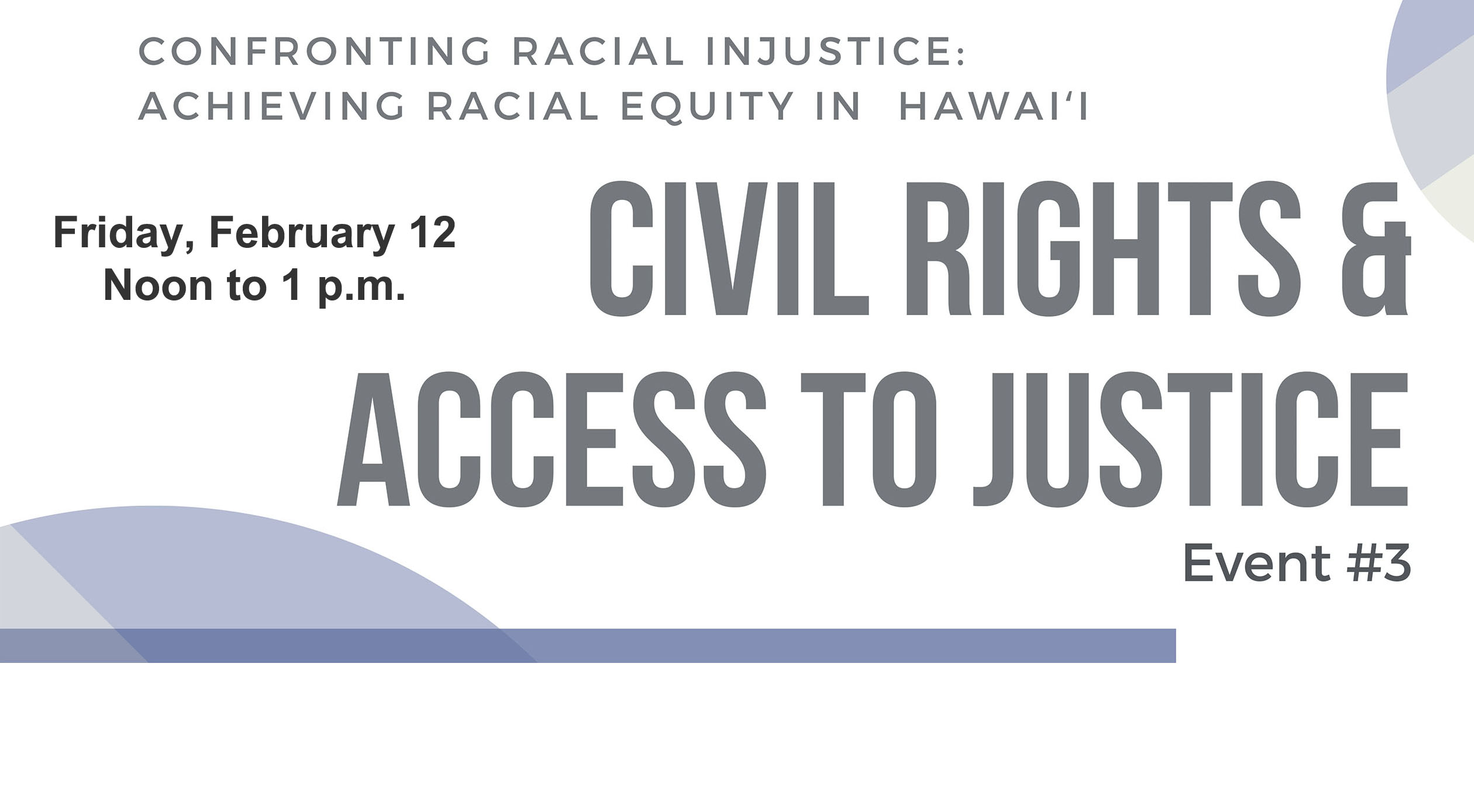 Judiciary | Join us for: Civil Rights & Access to Justice