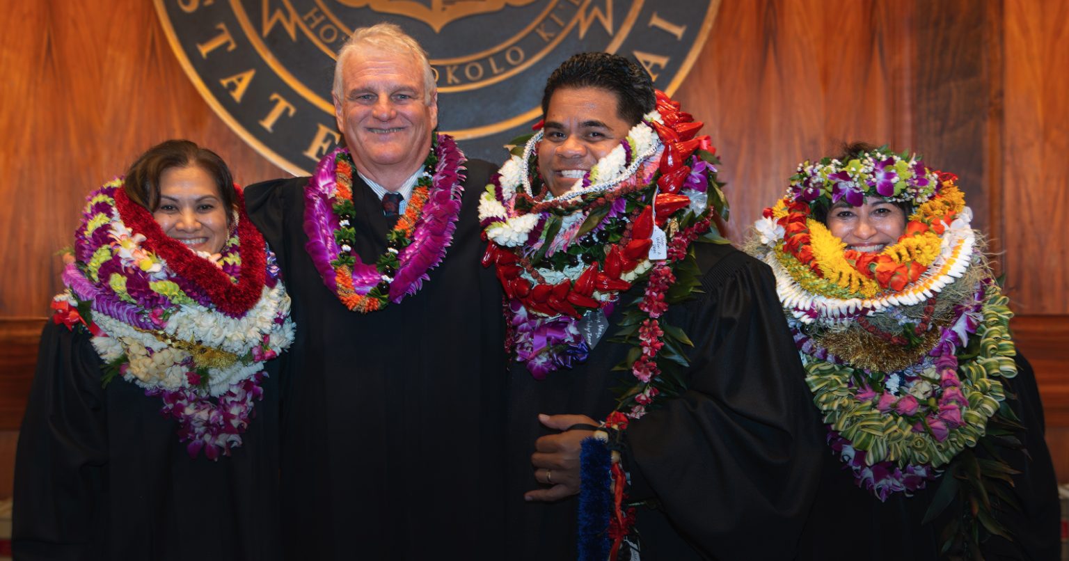 Judiciary | Penn, Unga, and Vidinha Sworn In as District Family Court ...