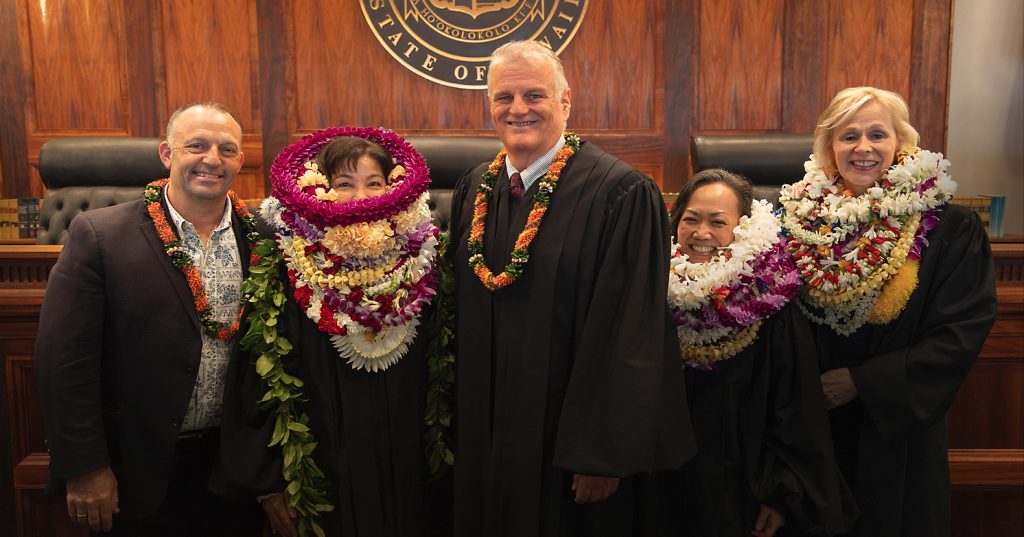 Judiciary | Nakasone, Holma, and Tomasa Sworn In to New Roles on the Bench